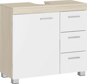 XXXLutz SKŘÍŇKA POD UMYVADLO, bílá, bílá, 70/64/30 cm MID.YOU - Online Only koupelnové skříňky - 002543018801