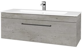 Dřevojas Koupelnová skříň ASTON SZZ 120 Varianta: N01 Bílá lesk / Úchytka T07 / D06 Ořech