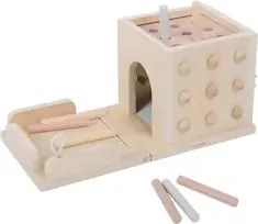 2KIDS TOYS Multifunkční vkládačka 8 v 1 / dřevěná / od 3 let