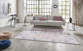 Hanse Home, Kusový koberec Asmar 104009 Old/Pink, 200x290, růžová, obývací pokoj