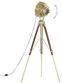 Stojací lampa na stativu masivní mangovníkové dřevo 193 cm,  286204