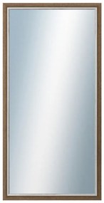 DANTIK - Zarámované zrcadlo - rozměr s rámem cca 50x100 cm z lišty TAIGA sv.hnědá (3106)