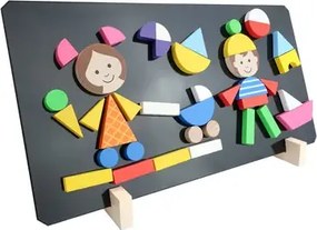 Detoa Magnetické puzzle Děti