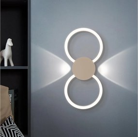 Eglo 902127 - LED Nástěnné svítidlo VENTICELLO LED/20W/230V + LED/0,91W béžová