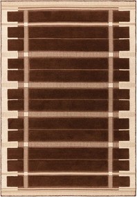 Hnědý/béžový ručně tkaný vlněný koberec 160x230 cm – Asiatic Carpets