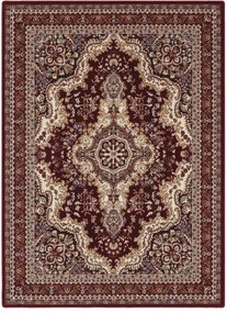 Koberce Breno Kusový koberec ISFAHAN ALMAS ruby, Hnědá, Vícebarevné, 200 x 300 cm