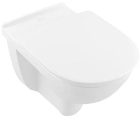 Villeroy & Boch ViCare - Závěsné WC bezbariérové, zadní odpad, DirectFlush, CeramicPlus, alpská bílá 4695R0R1