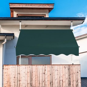 Costway 150 cm široká příchytná markýza bez vrtání, balkonová markýza odolná