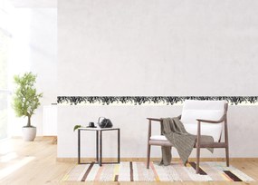 Samolepící bordura na zeď Béžové Stíny Listí | 5 m x 13.8 cm | DWB8275