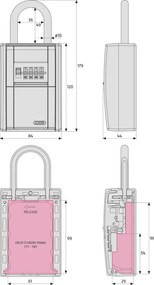 Abus Bezpečnostní schránka (depozit) KeyGarage 797 LED