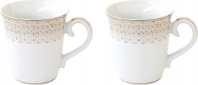 Hrnek porcelánové hrnky 275 ml kpl teplé barvy hnědé minimalismus podzimní