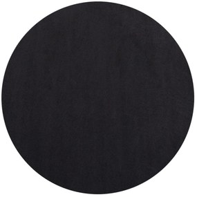 Ayyildiz, Kusový koberec Sky 5400 Black kruh, 200x200 (průměr) kruh, černá, obývací pokoj