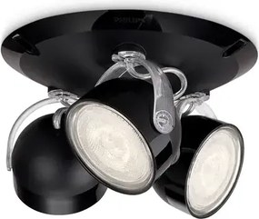 Philips Dyna 3x3W černá / LED bodové svítidlo / 810lm / 2700K / IP20 /