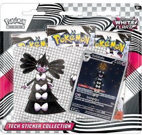 Pokémon tcg: sv10.5 white flare - tech sticker collection