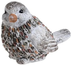 keramická dekorace ptáček 11,5 x 14 cm