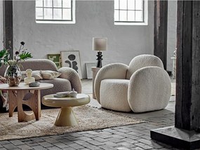 Kulatý konferenční stolek v dekoru jedle v přírodní barvě ø 80 cm Alden – Bloomingville