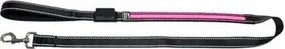 Karlie LED nylonové vodítko růžová s USB nabíjením 120cm