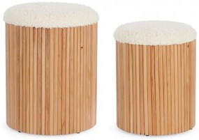 BIZZOTTO Set 2 pufů NEDA s úložným prostorem 0721635