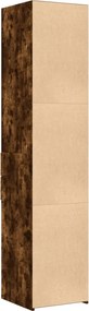 Skříň highboard kouřový dub 40 x 42,5 x 185 cm kompozitní dřevo 3281445