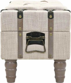 Úložná lavice masivní dřevo a ocel 111 x 34 x 37 cm 245763