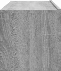 Nástěnné TV skříňky 4 ks šedé sonoma 100 x 30 x 30 cm 3114196