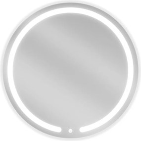 Mexen Rose, LED koupelnové zrcadlo s podsvícením 70x70 cm, 6000K, ochrana proti zamlžování, 9810-070-070-611-00