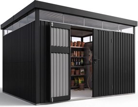 Juskys Kovový zahradní domek Luzern Barva: antracitová, Velikost: 5,2 m²