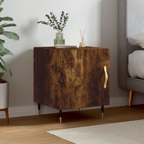 vidaXL Noční stolek 40 x 40 x 50 cm kompozitní dřevo [827520] Barva: kouřový dub