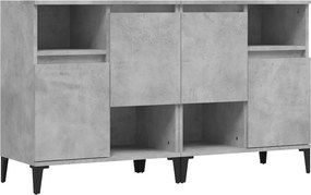 Příborníky 2 ks betonově šedé 60 x 35 x 70 cm kompozitní dřevo 3185731