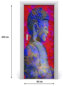 Samolepící fototapeta na dveře Abstrakde budha 85x205 cm