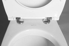 Isvea KAIRO WC sedátko, SLIM, odnímatelné, Soft Close, bílá 40D80200I