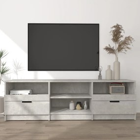 TV skříňka betonově šedá 150 x 33,5 x 45 cm kompozitní dřevo