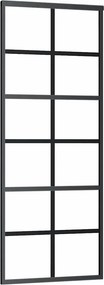 Posuvné dveře se sadou kování černé 76x205 cm ESG Glass 3375790