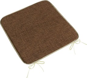 Bellatex Sedák LADA hladký Hnědá 40x40 cm