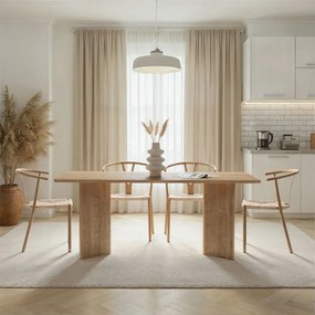 Jídelní stůl v dekoru dubu 90x180 cm Linza – Kalune Design