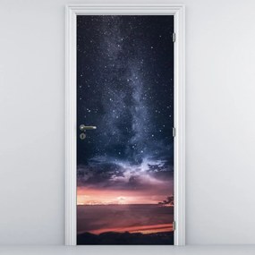 Fototapeta na dveře - Hvězdná obloha (95x205cm)