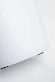 Vysoká váza VERTIGA, sklolaminát, výška 80 cm, bílý mat, outlet