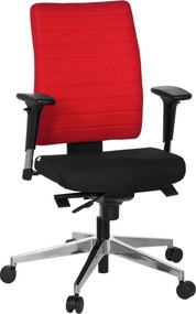 XXXLutz OTOČNÁ ŽIDLE, plochá tkanina, červená, černá MID.YOU - Online Only kancelářské židle - 001918009101