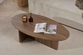 Designový konferenční stolek Wealote 120 cm vzor ořech