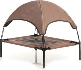Lehátko pro psa fudajo – 60 × 45 × 16 cm, 15 kg, hnědá (61141)
