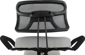 Ergonomická kľakačka, šedohnědá taupe / černá, RUFUS