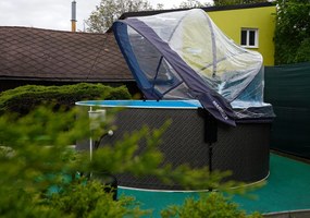Marimex | Zastřešení Marimex Pool House Control - 3,05 m pro bazény s ocelovou stěnou | 19900175