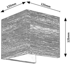 Rabalux 3090 - LED Nástěnné svítidlo CINNAMON LED/7W/230V
