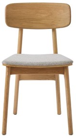 Designová jídelní židle Harper přírodní