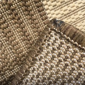 Oriental Weavers, Kusový koberec SISALO/DAWN 879/J84/N – na ven i na doma, 67x120, béžová, chodba / předsíň