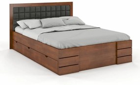 Buková postel s úložným prostorem - Gotland Drawers,   , Buk přírodní, 120x200 cm