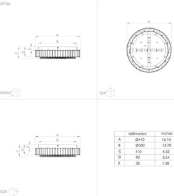 Eglo 39746 - LED Stmívatelné stropní svítidlo BALPARDA LED/23,5W/230V