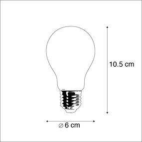 Sada 5 E27 stmívatelných LED lamp A60 matná 5W 380lm