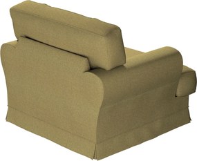 Potah na křeslo IKEA Ekeskog barva zelená látka pletený vzor