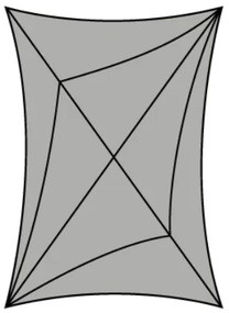 Maanta Nepromokavý obdelník solaria 55km/h Barva látky: Nepromokavá Ivory, Rozměr: 3,0x6,1 m